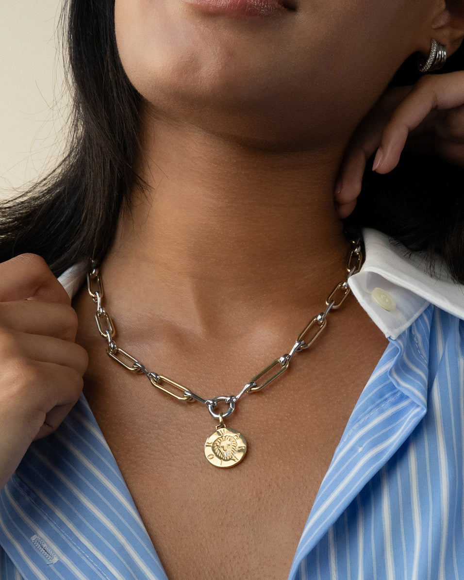 Two-Tone Infinity Classic Link "Design Your Own" Necklace by Monica ...