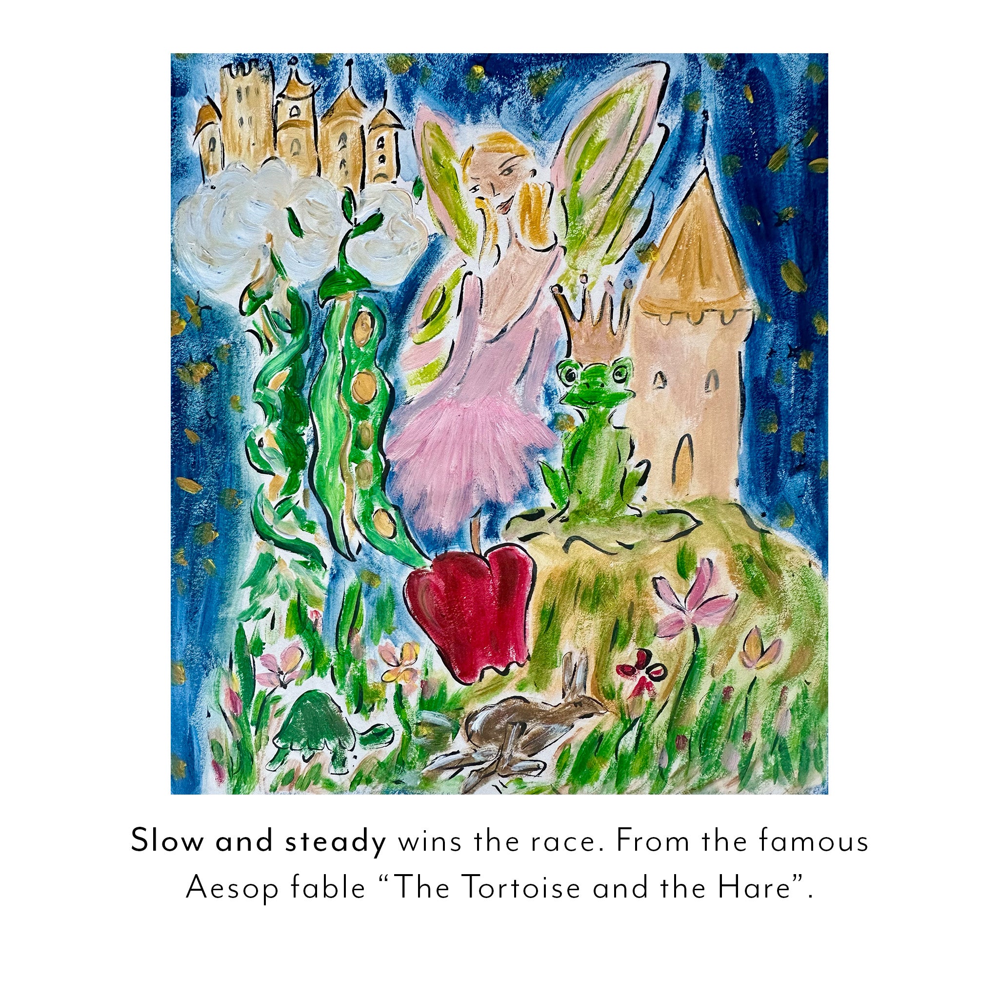 18K Gold Tortoise and the Hare Necklace | Monica Rich Kosann