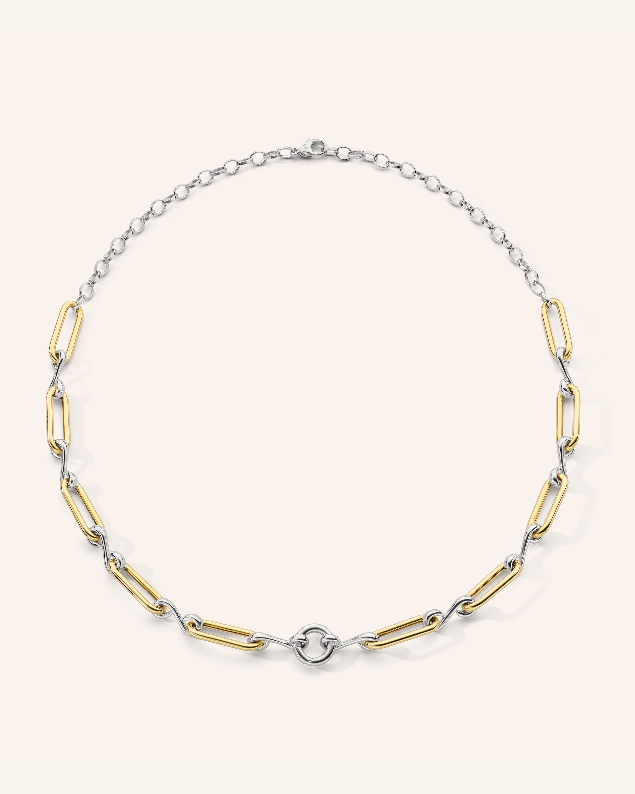Two-Tone Infinity Classic Link "Design Your Own" Necklace by Monica ...