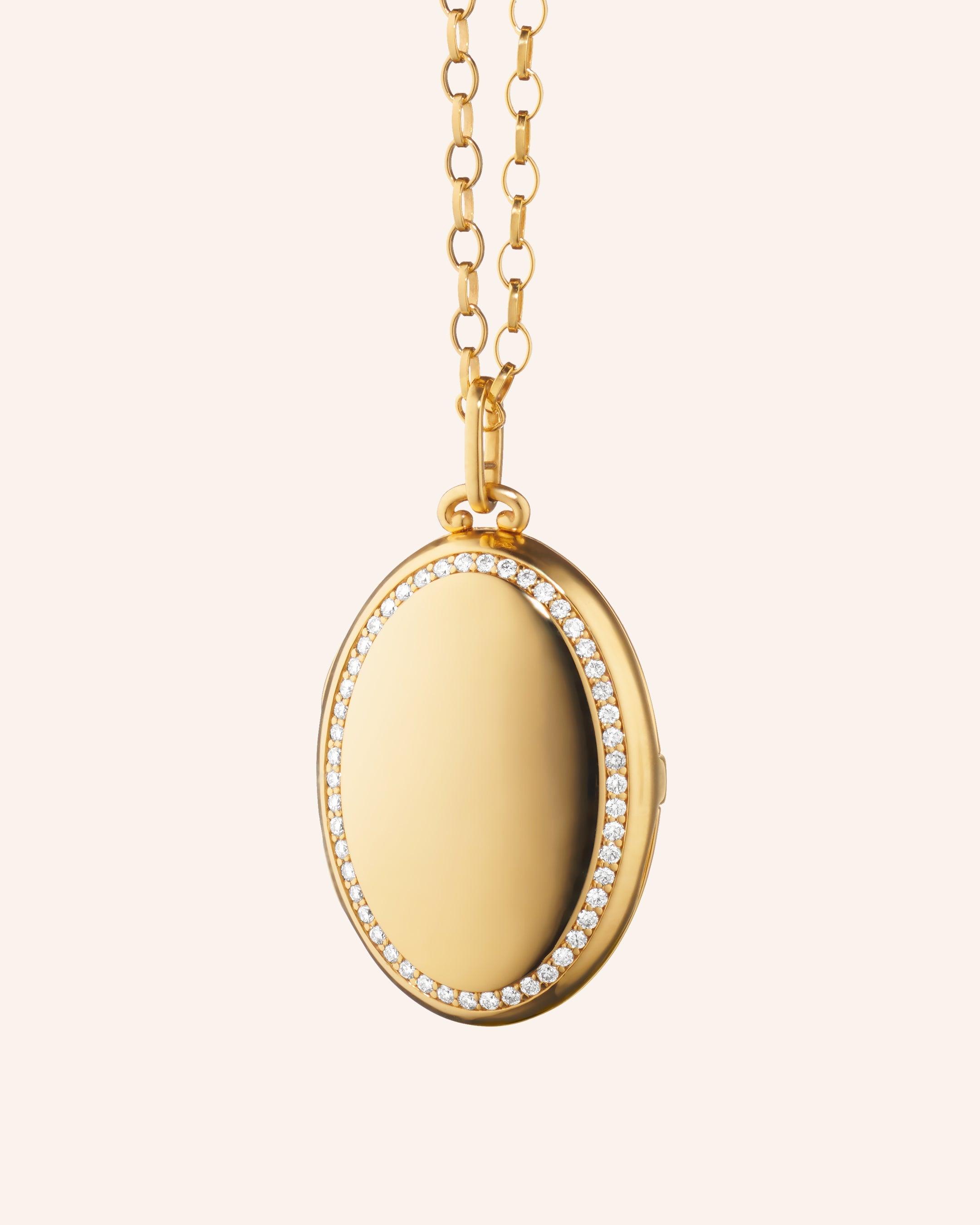 Four Image "Luxe" 18K Gold Locket Necklace | Monica Rich Kosann