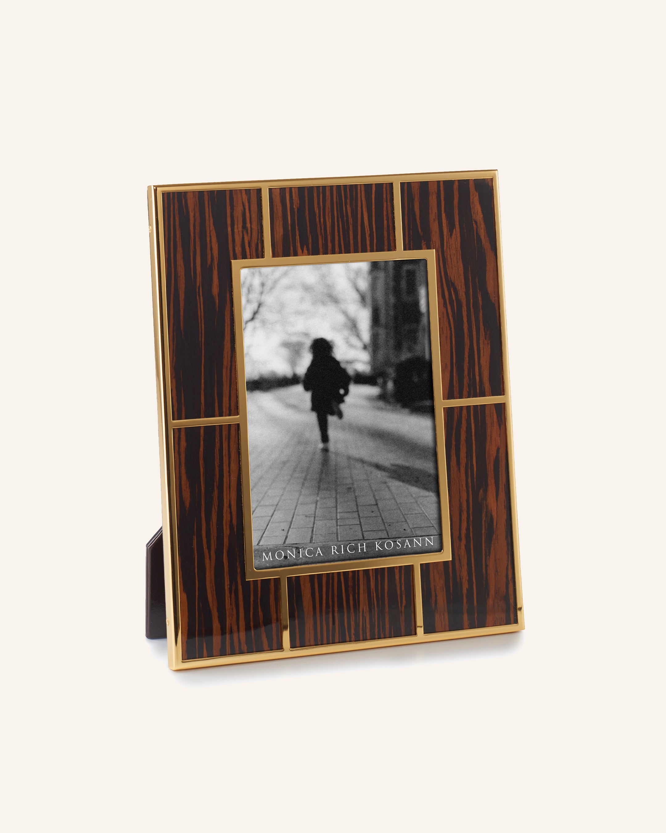 24K Gold & Wooden Picture Frame | Monica Rich Kosann