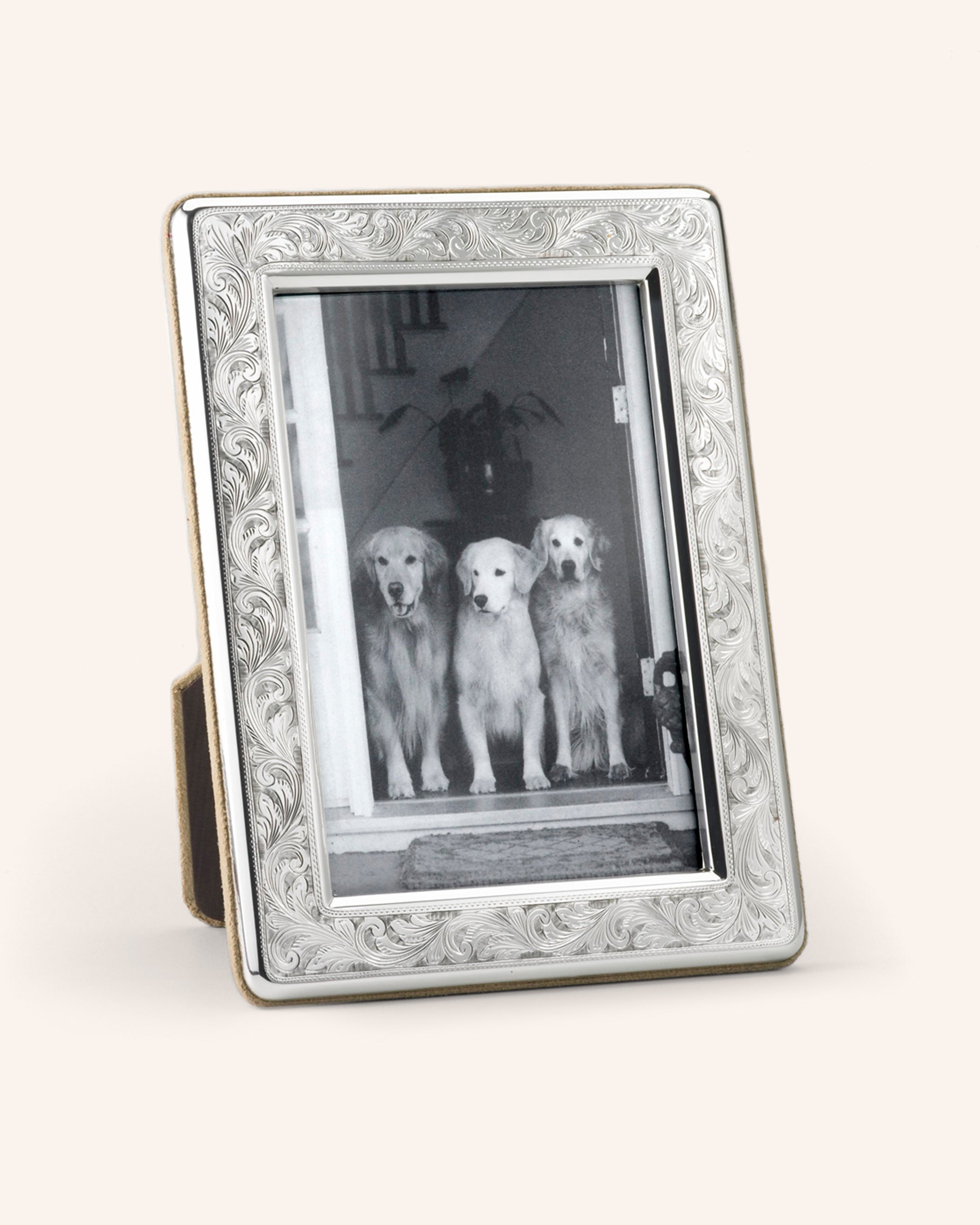 Hand Engraved Silver Frame by Monica Rich Kosann