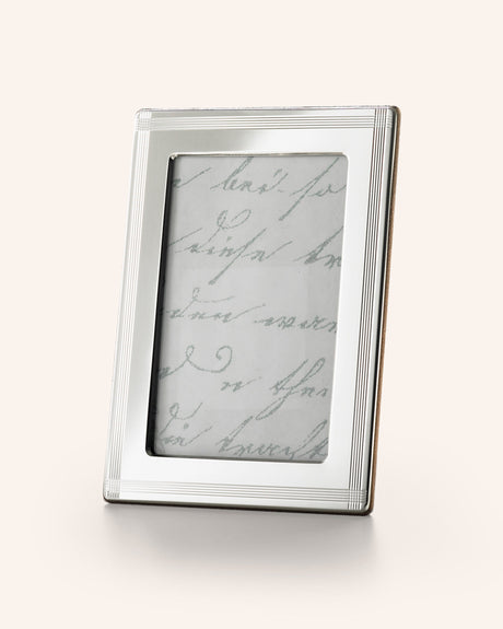 Sterling Silver Cross Hatch Picture Frame | Monica Rich Kosann