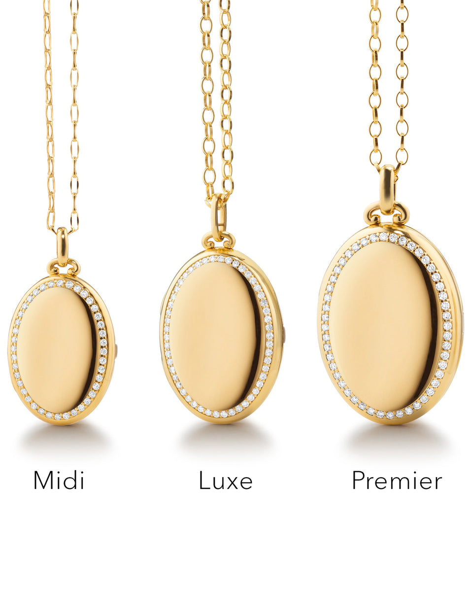 Four Image "Luxe" 18K Gold Locket Necklace | Monica Rich Kosann