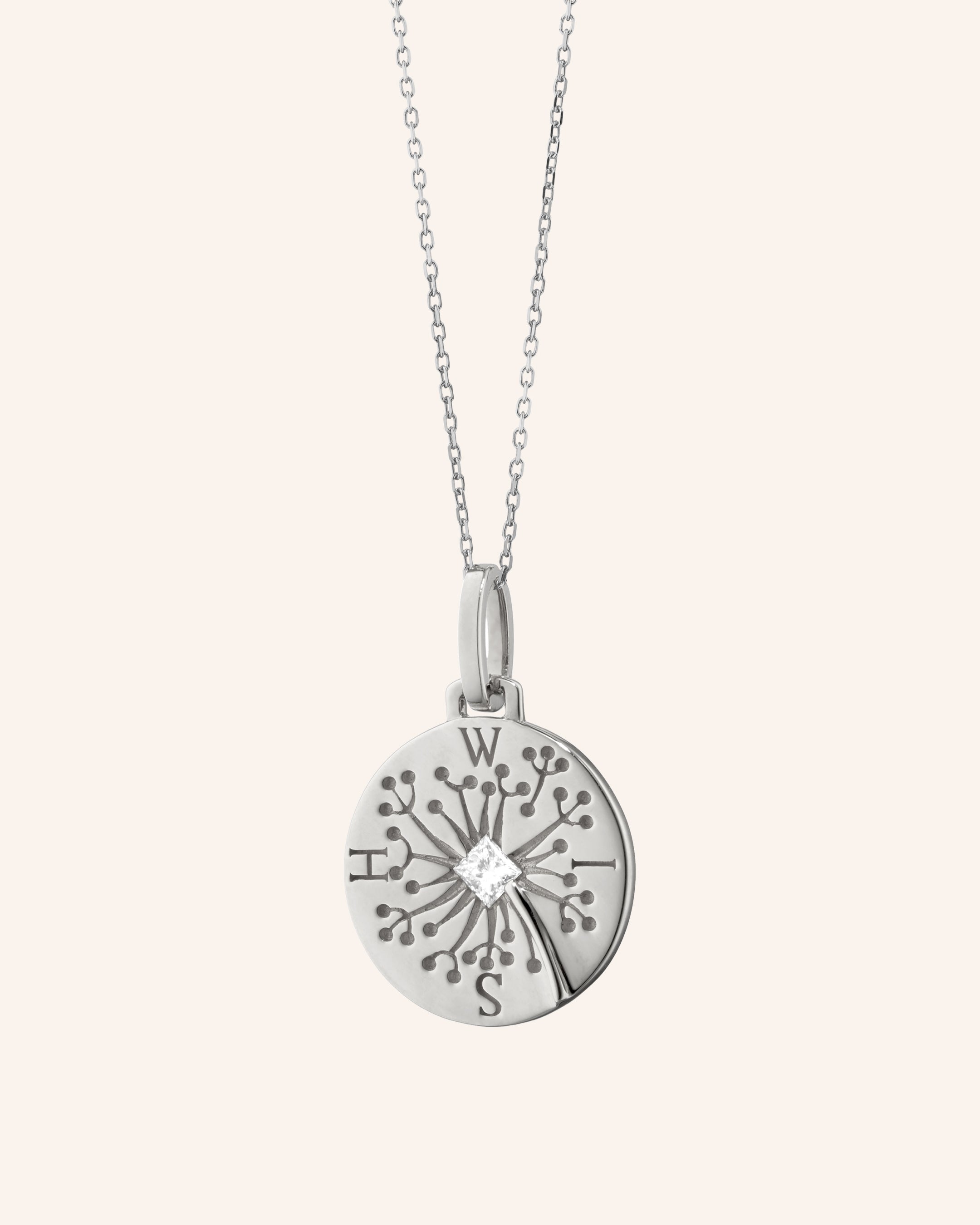 Dandelion Sterling Silver Intaglio Charm | Monica Rich Kosann