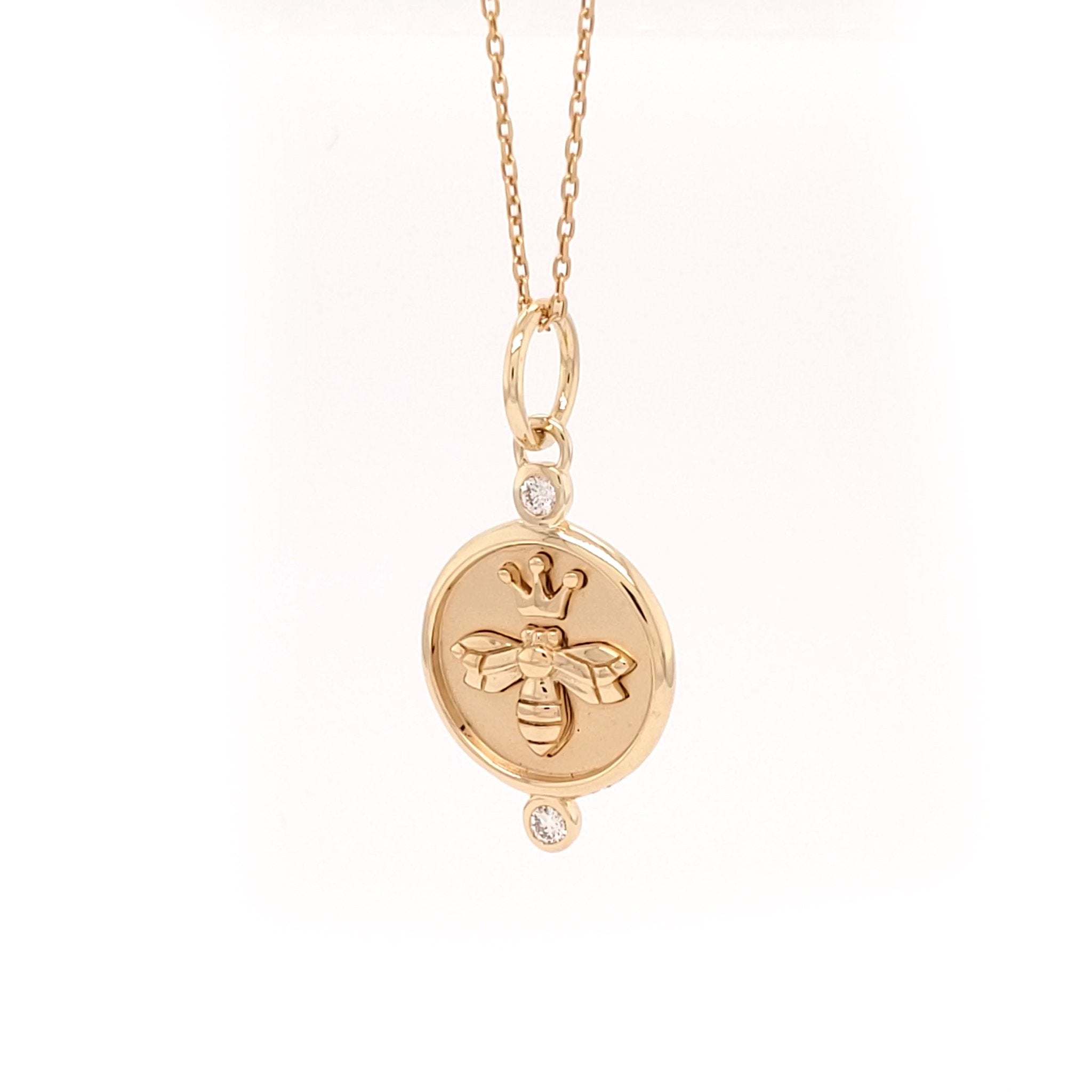 18K Gold Charm - Queen Bee | Monica Rich Kosann